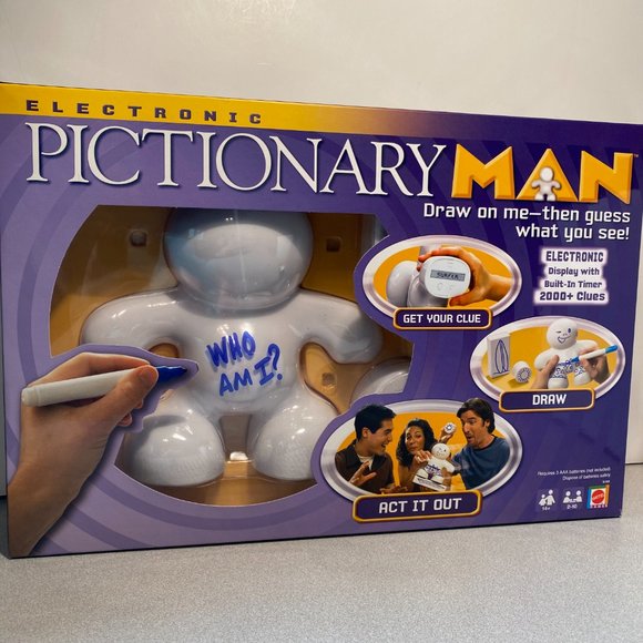 Mattel | Games | Pictionary Man Electronic Game | Poshmark